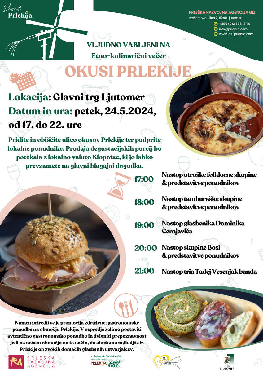 Okusi Prlekije na Glavnem trgu v Ljutomeru | Prlekija-on.net
